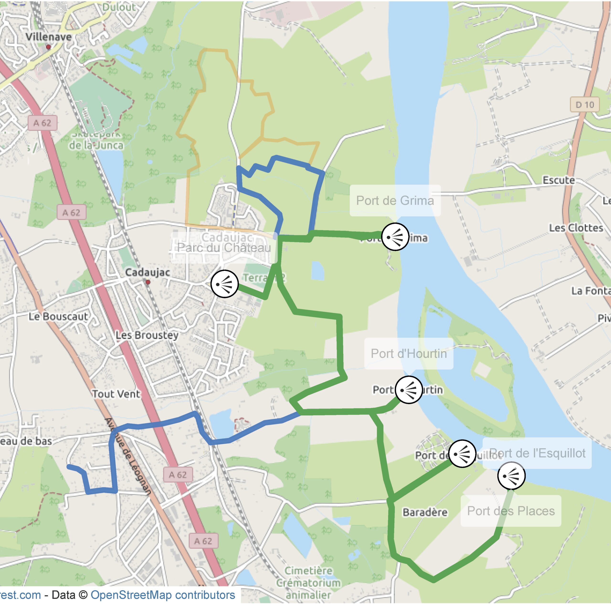 Chemins de randonnées - Mairie de Cadaujac